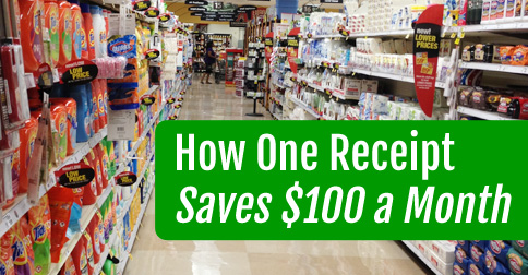 How This One Receipt Generated $100 Dollars in Savings in a Month